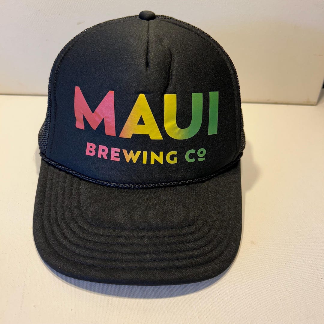 Vintage Hawaiian Hat Maui Brewing Co Nylon in Great Condition - Etsy