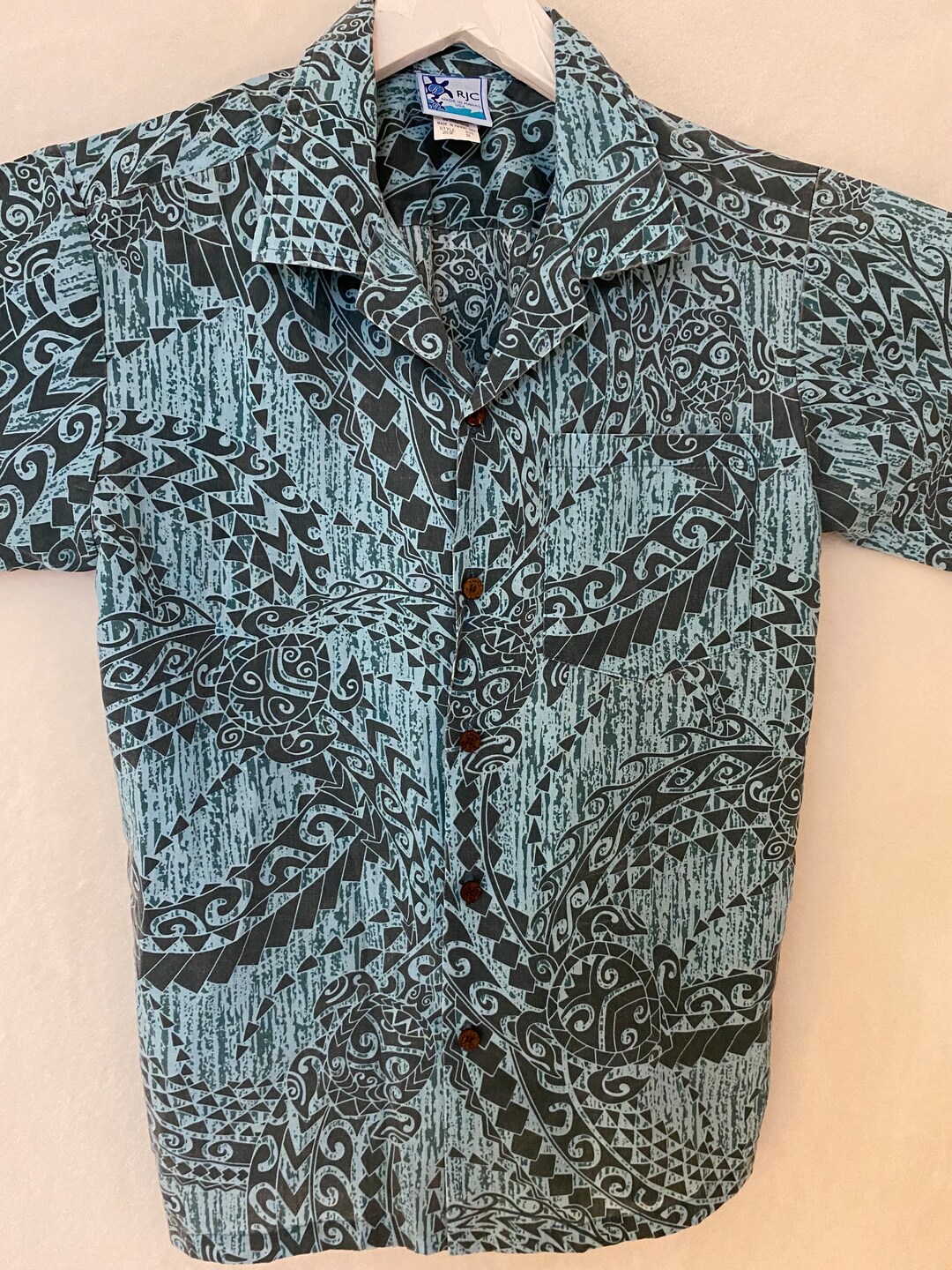 Vintage RJC Hawaiian Aloha Shirt Made in Hawaii 100 Percent Cotton Kids ... Vintage RJC Hawaiian Aloha Shirt Made in Hawaii 100 Percent Cotton Kids ...