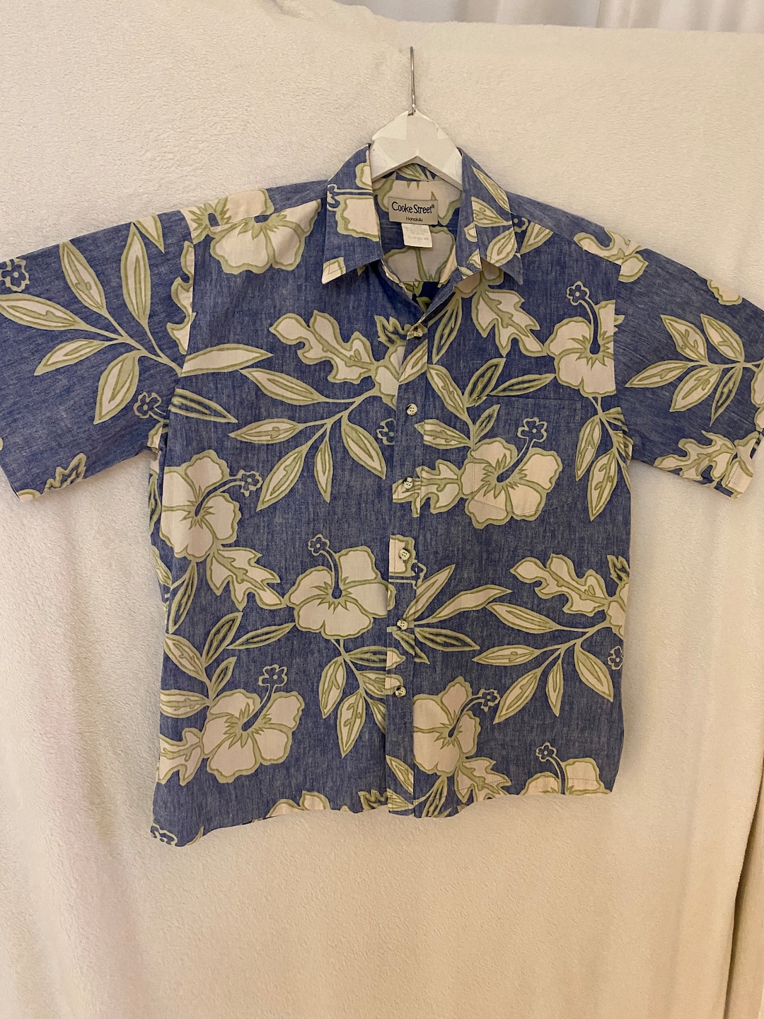 Vintage Cooke Street Hawaiian Aloha Shirt Made in Hawaii 100 Percent ...