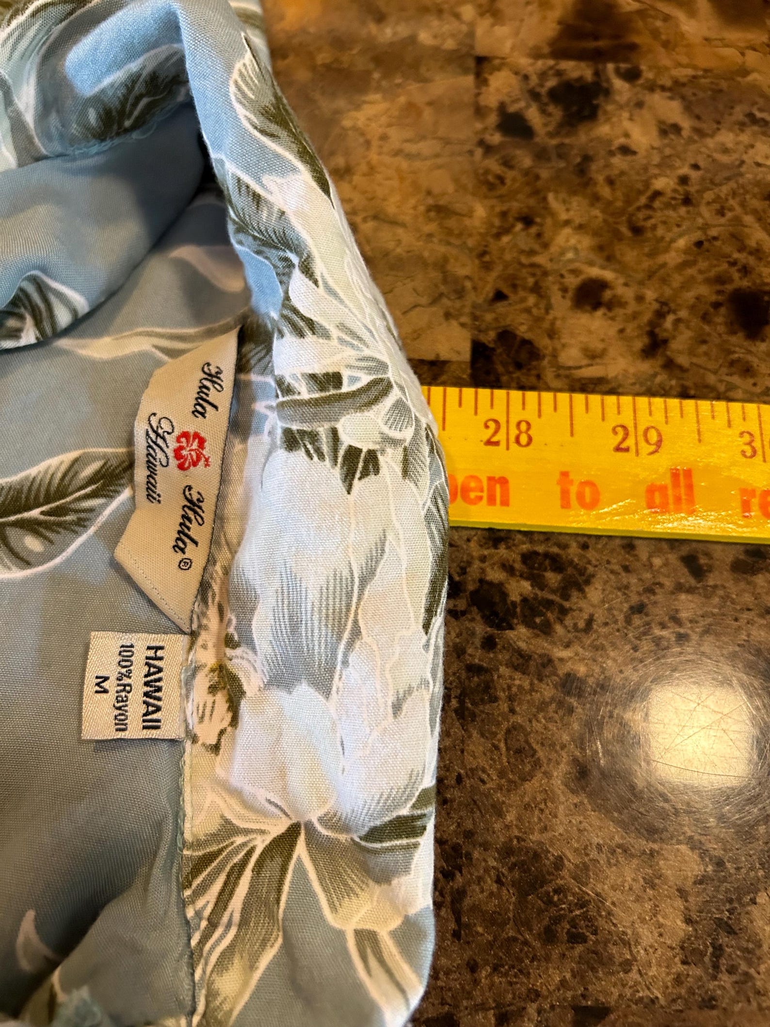 Hawaiian Aloha Shirt Hula Hula Hawaii Medium 100% Rayon Thank You for ...
