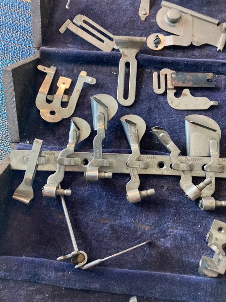 Antique 1889 Singer Wooden Puzzle Box With Attachments - Etsy