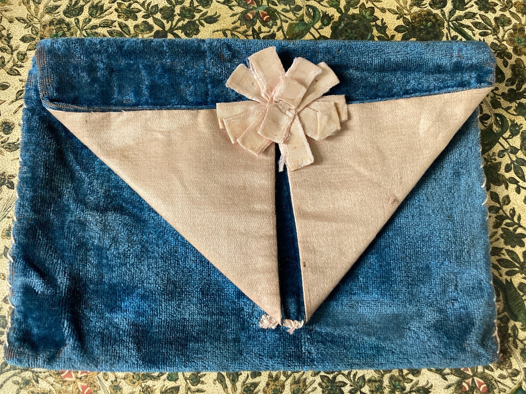 Antique Handkerchief Pouch - Etsy