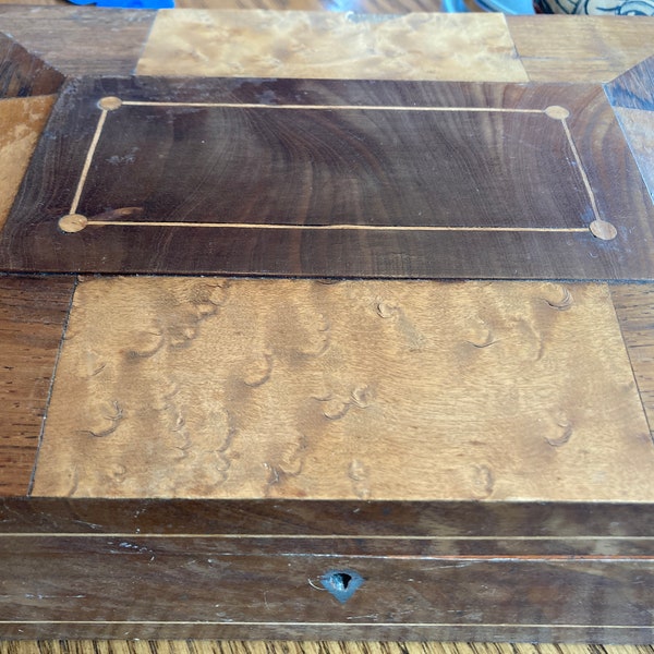 Antique Wood Document Box - Etsy