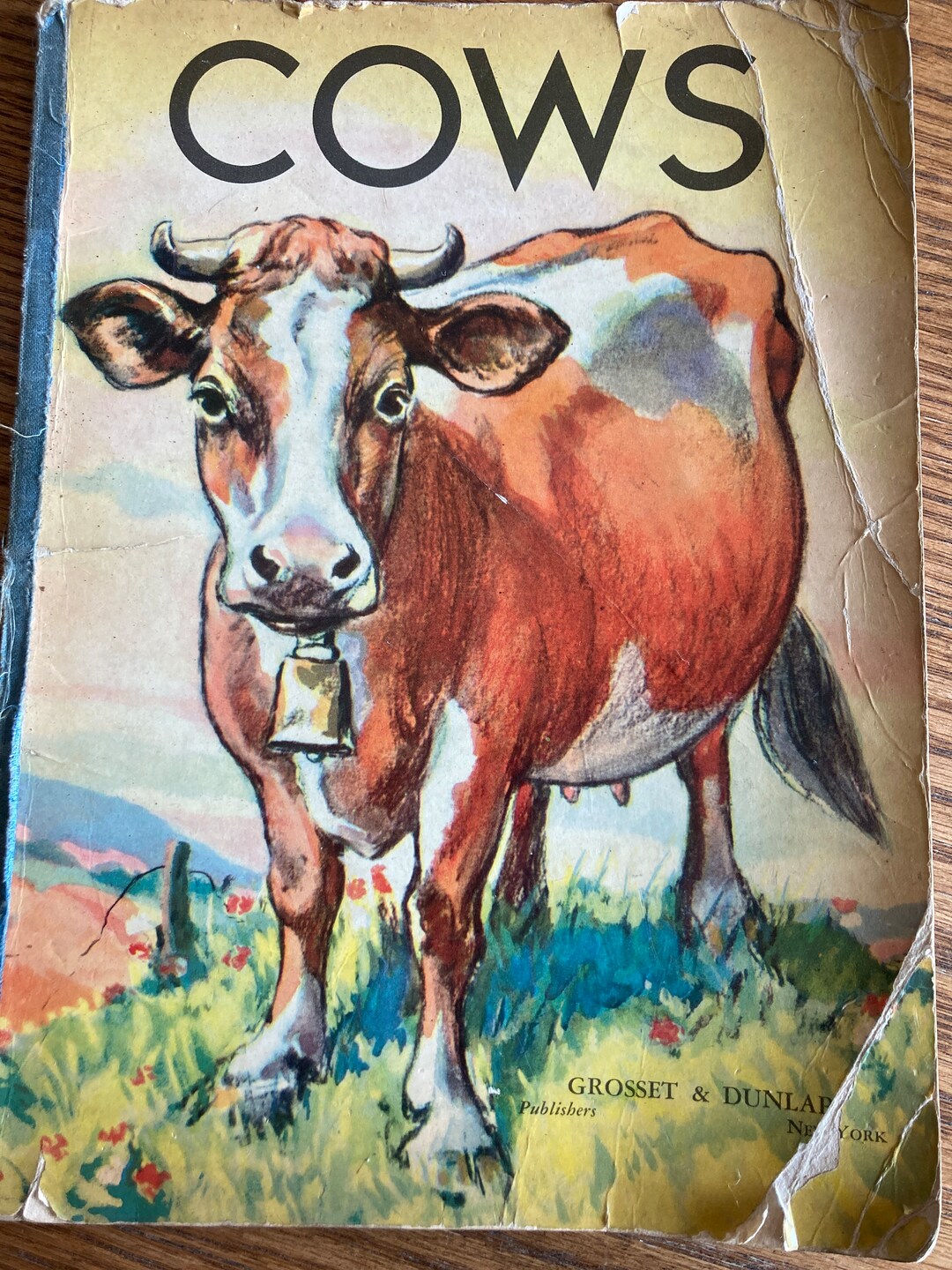 Antique Cows Children’s Grosset and Dunlap Oversized Book - Etsy