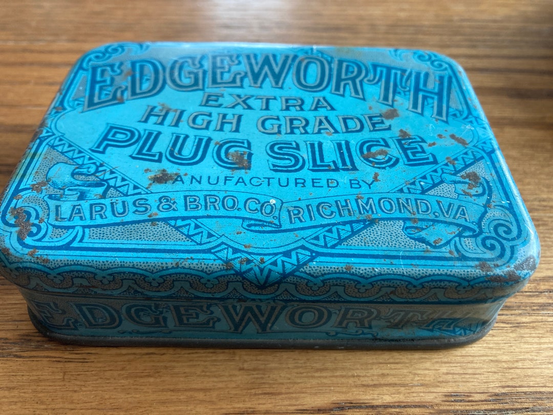 Vintage Edgeworth Tobacco Tin - Etsy