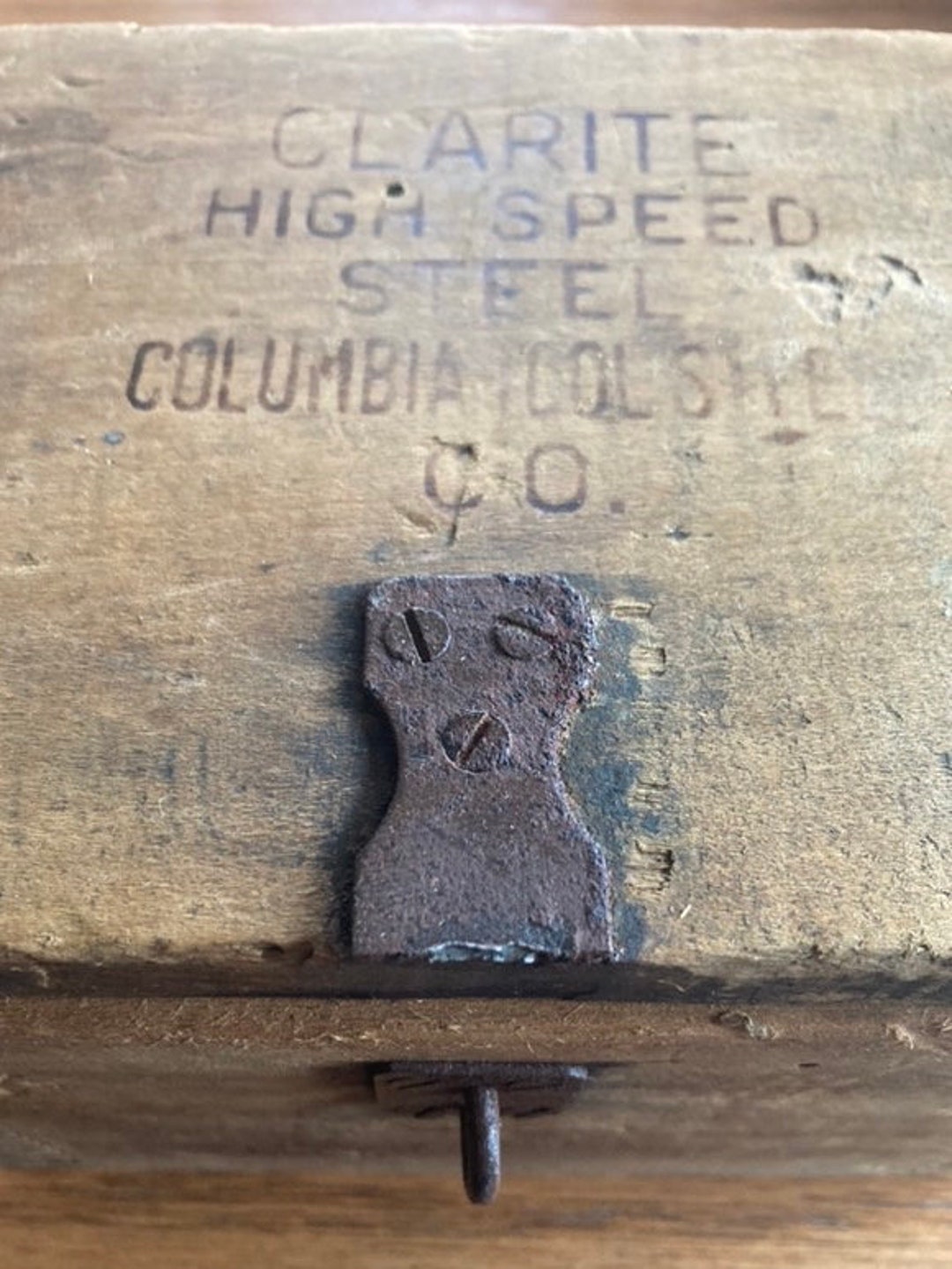 Antique Columbia Tool Co. Wooden Box - Etsy