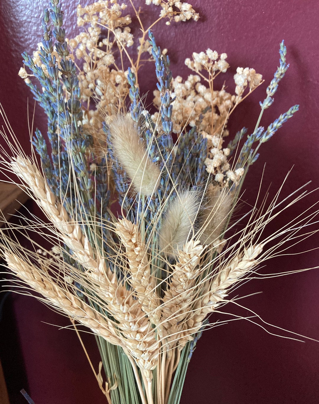 Montana Winter Wheat Dried Flower and Grass Arrangement - Etsy