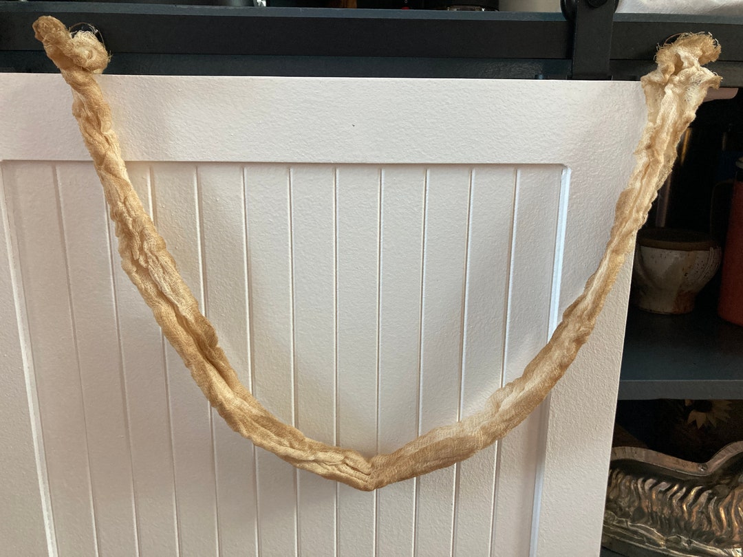 Coffee-stained Cheesecloth Garland - Etsy