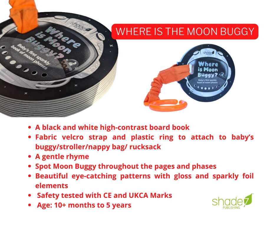 Lunar Phases Baby Book, Baby Learning Binder, Little Travel Books for ...