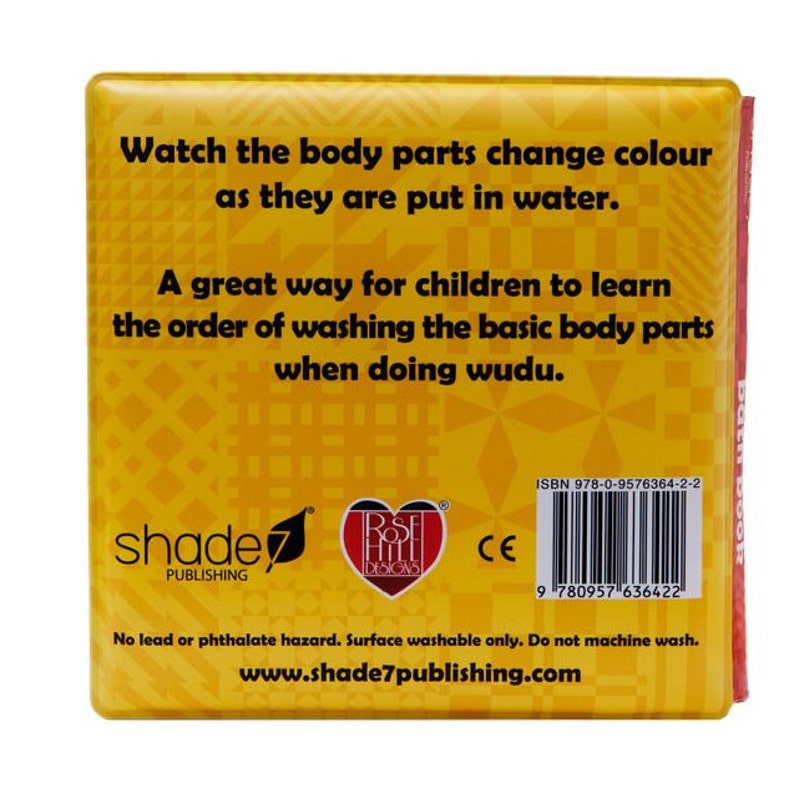 Islamic Wudu Bath Book Water Colour Changing Book Muslim - Etsy