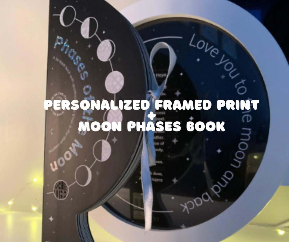 Lunar Phases Learning Binder and Custom Framed Print, Muslim Toddler ...