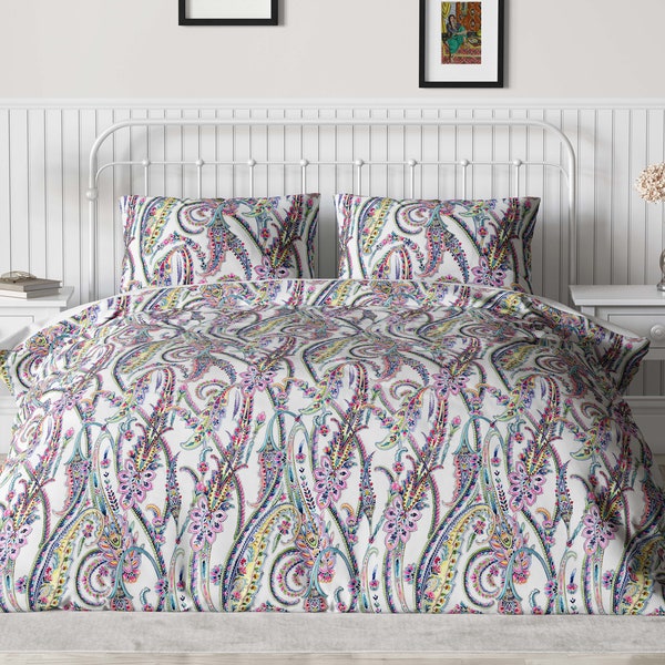 Paisley Bedding - Etsy