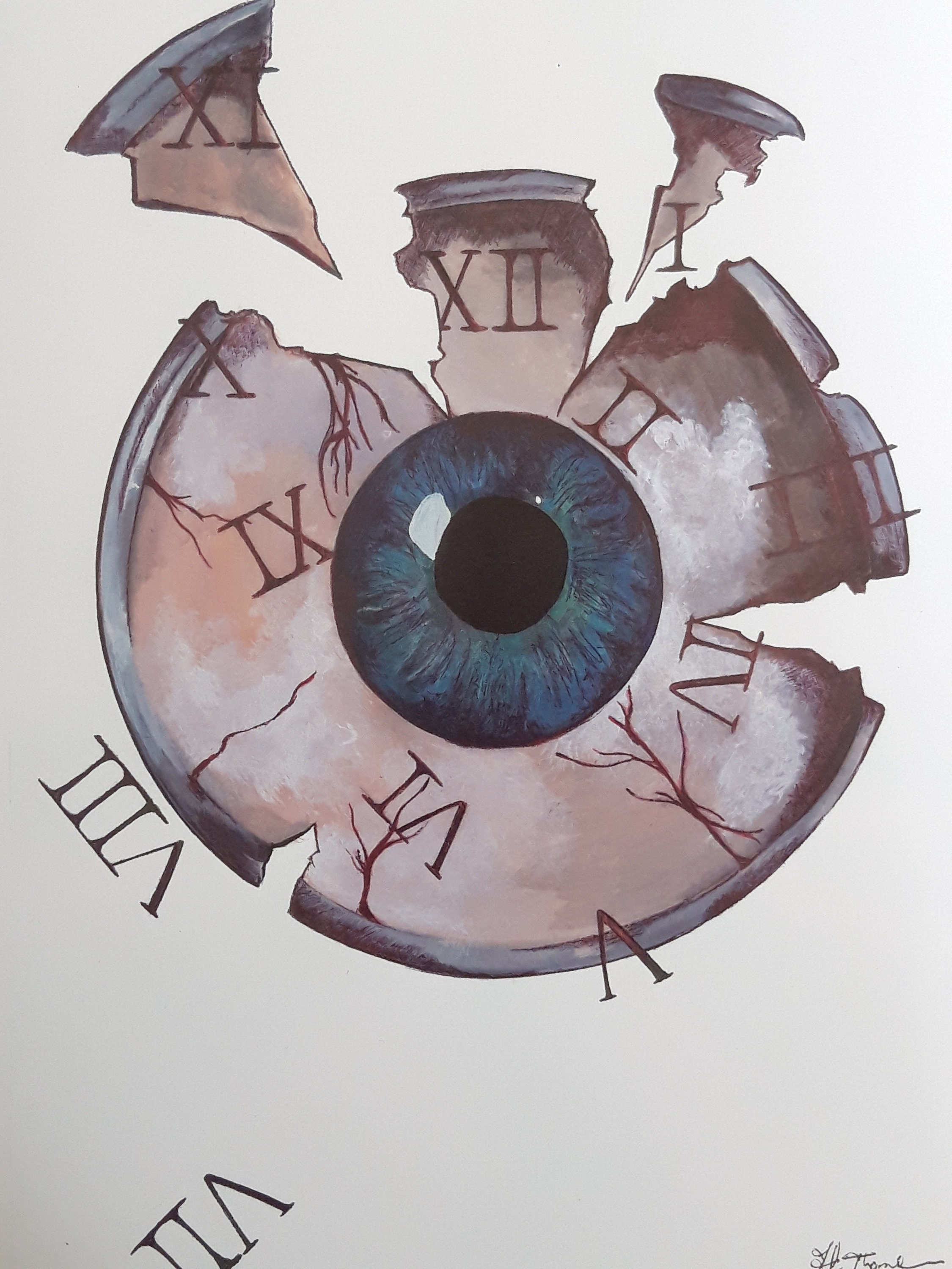 Eye Clock Art