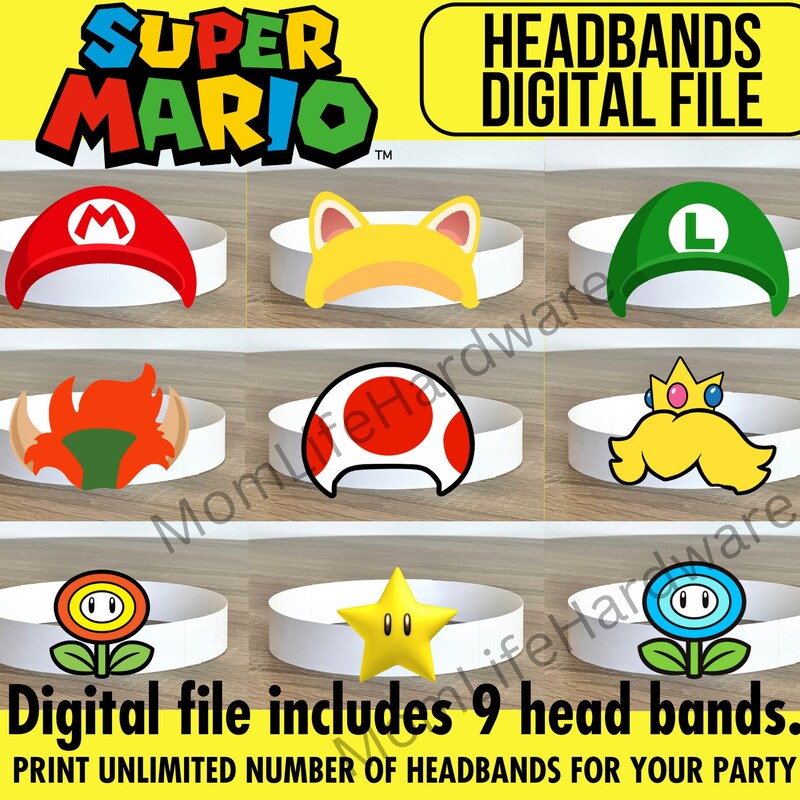 Super Mario Hats - Etsy