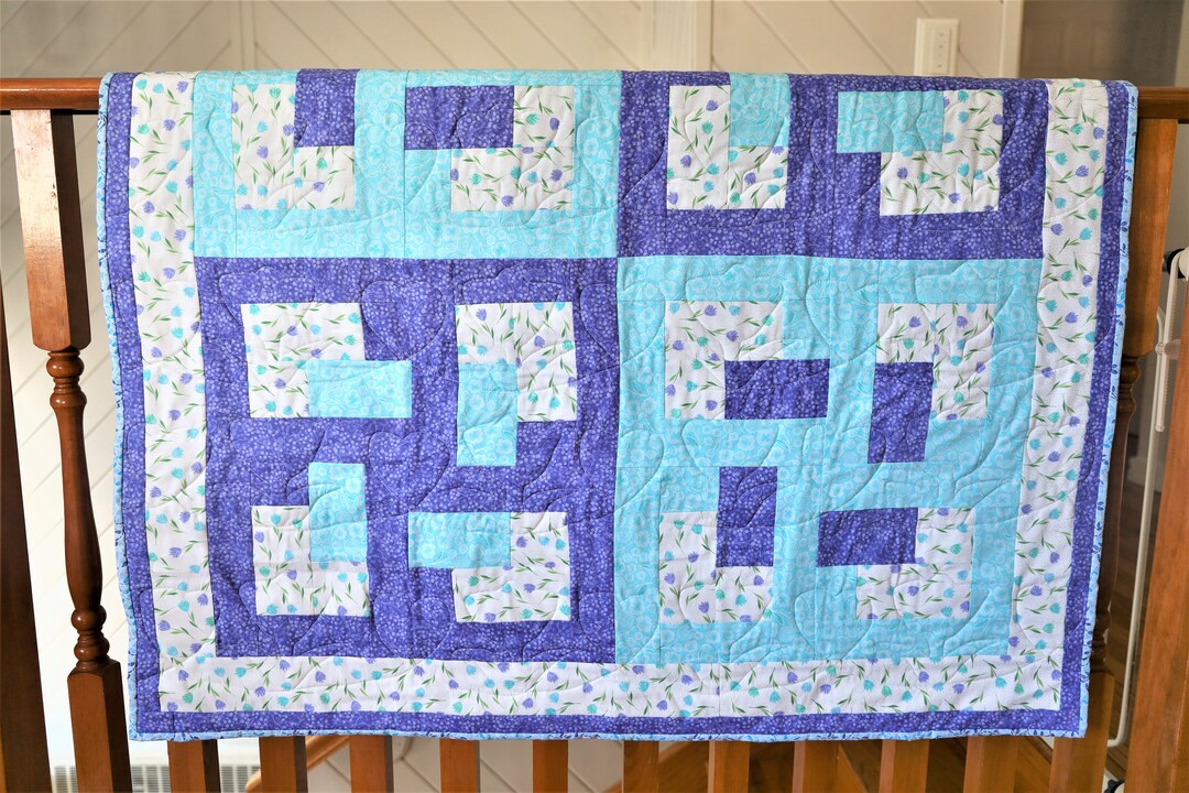 Interwoven Boxes - Wallhanging, Baby Quilt or Couch Quilt - Etsy