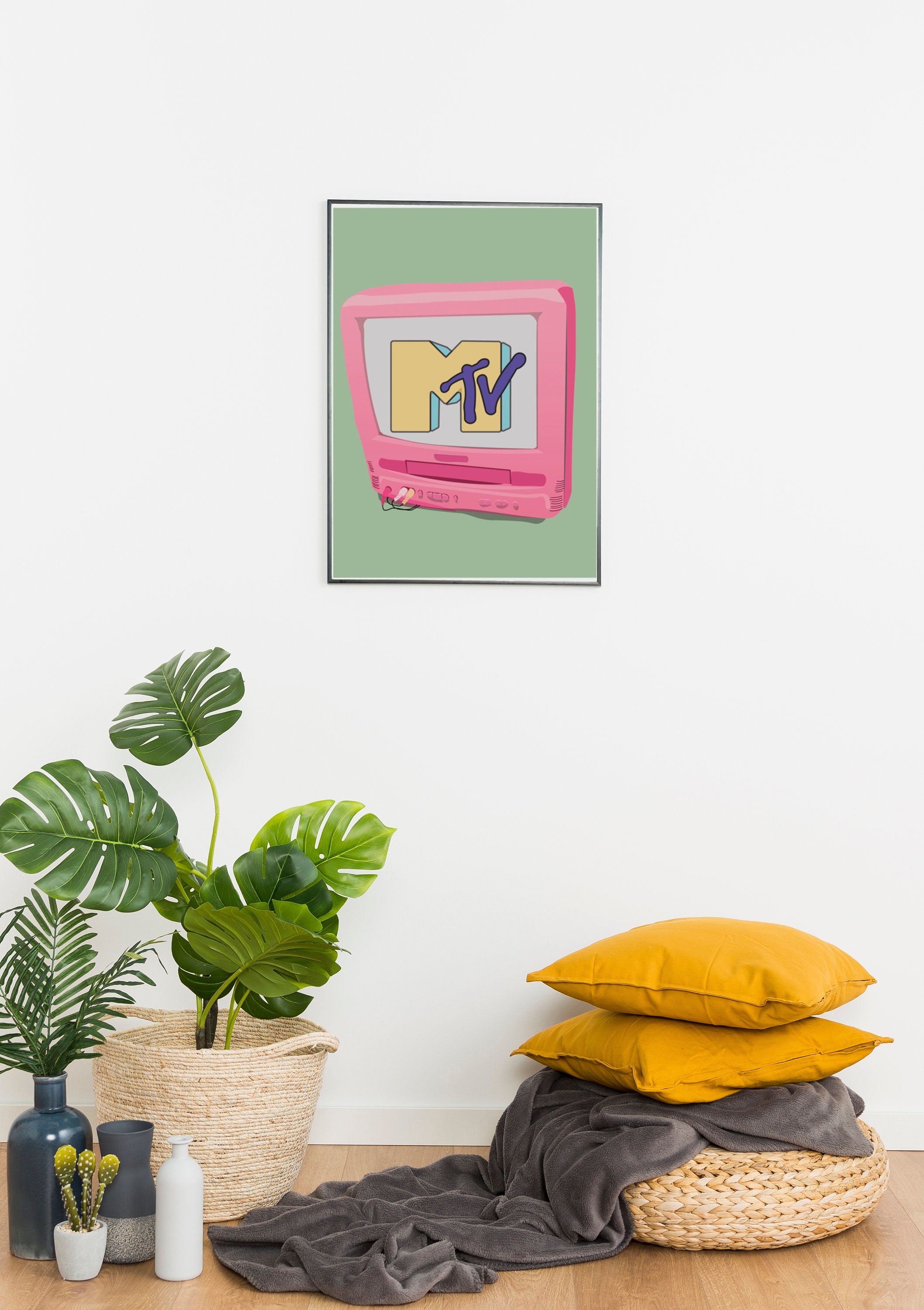 90s TV Digital Print - Etsy