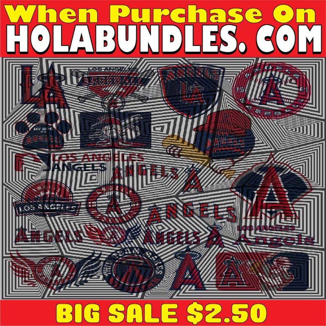 Los-angels Baseball SVG, Los Angeles-angels Svg, M L B Svg, MLB Svg ...
