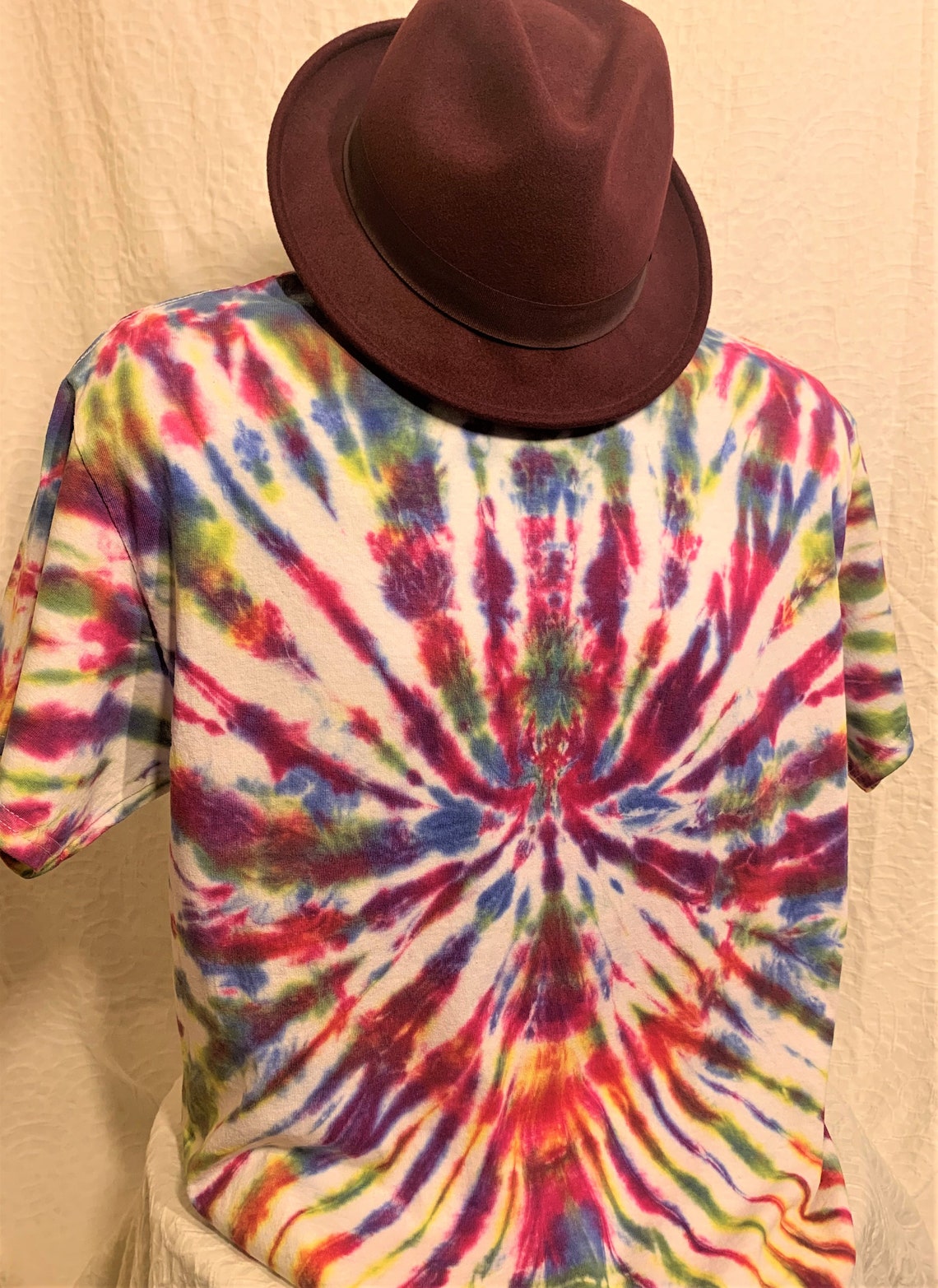 Spider Tie Dye T Shirt Size Large Etsy
