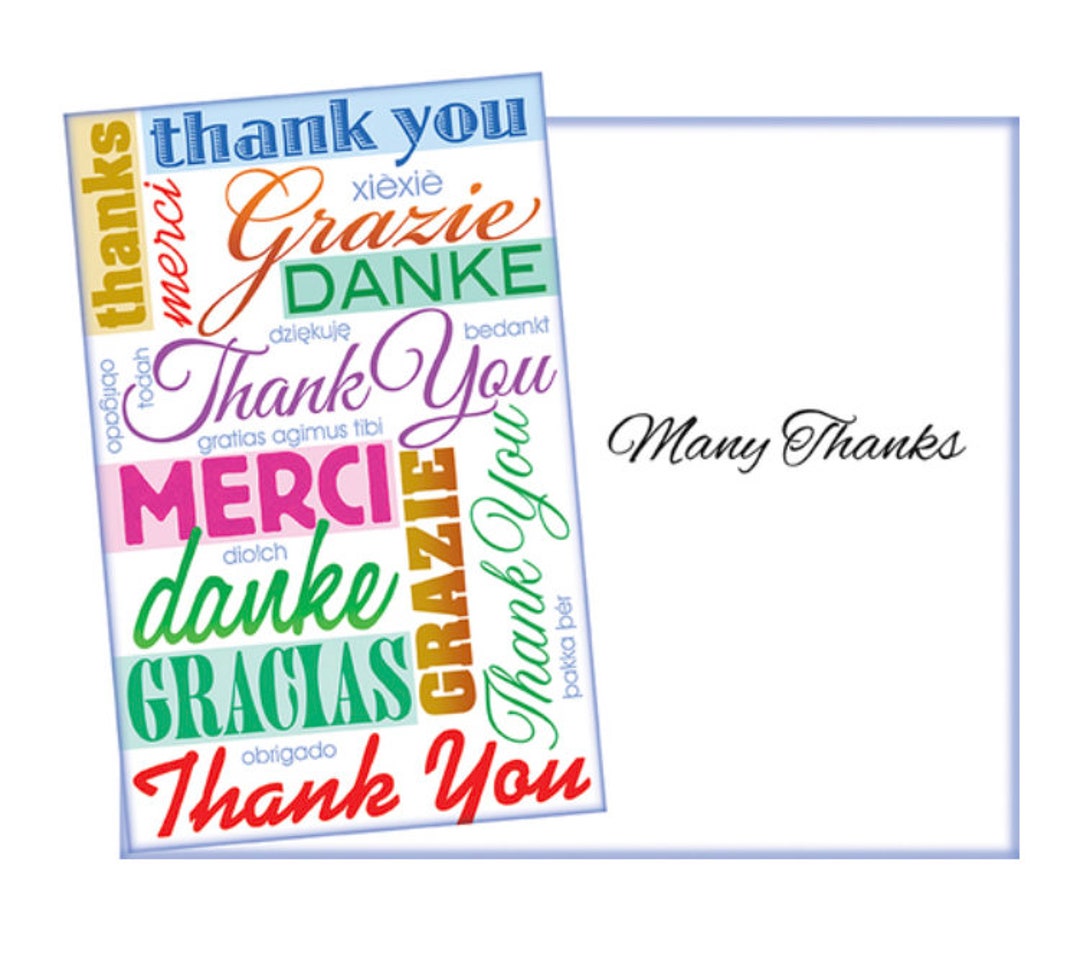 Spanish Thank You Card (tarjeta De Agradecimiento Español) - Etsy