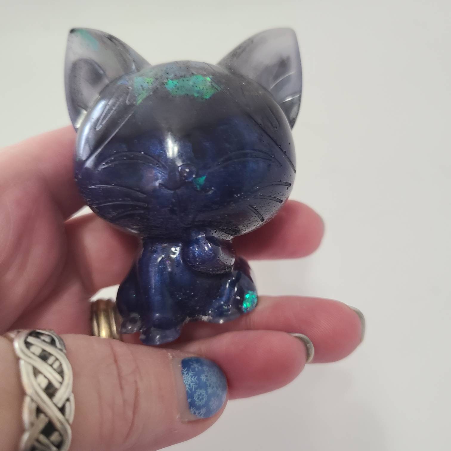 Resin Cat Statue Familiar Statue Kitty Statue - Etsy