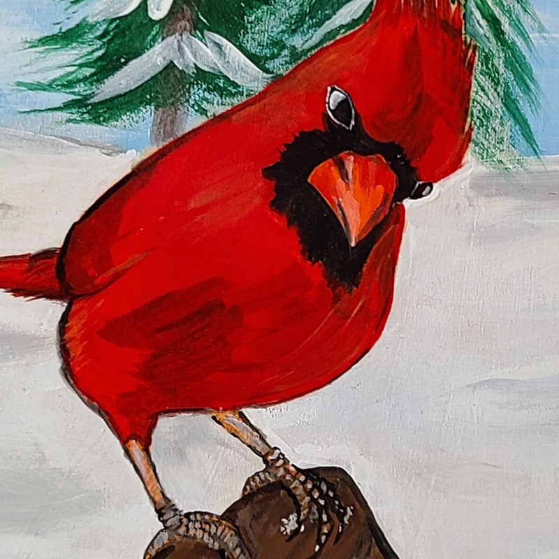 Cardinal Art - Etsy