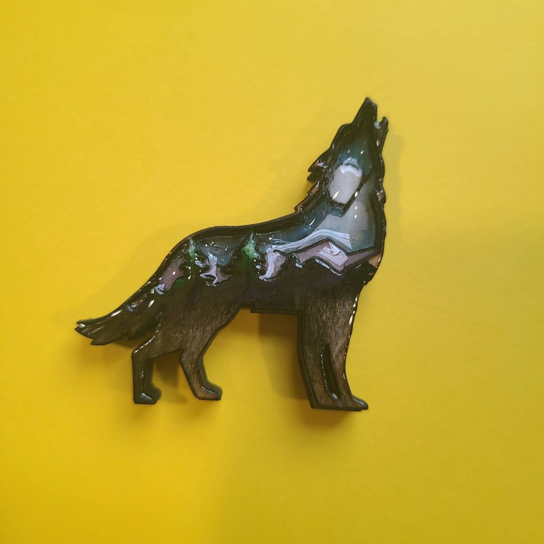 Wolf , Layered Wolf Mini, 3D Wolf - Etsy
