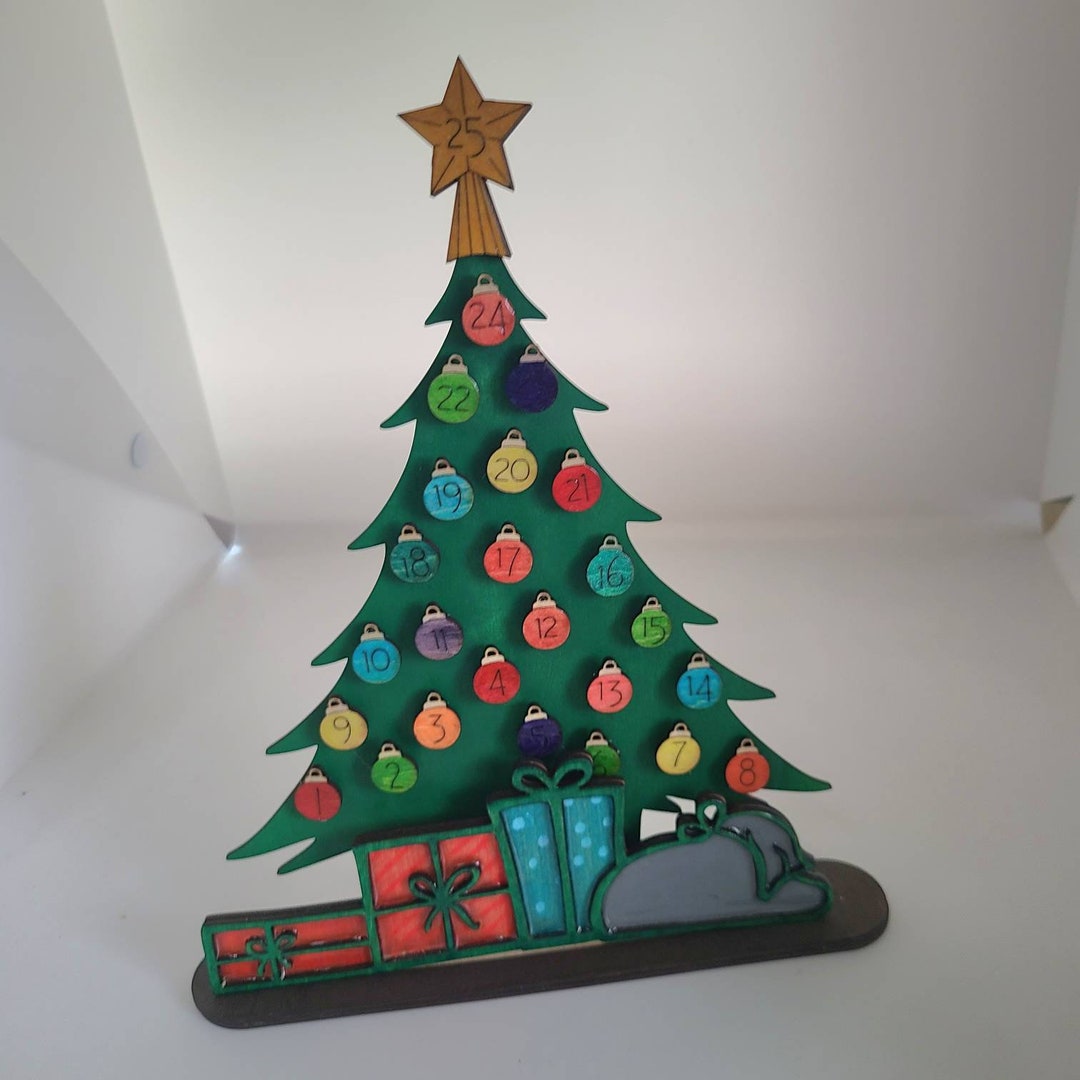 Advent Calendar, Christmas Countdown, Christmas Tree - Etsy