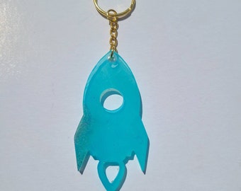 Space Ship Keychain | Etsy