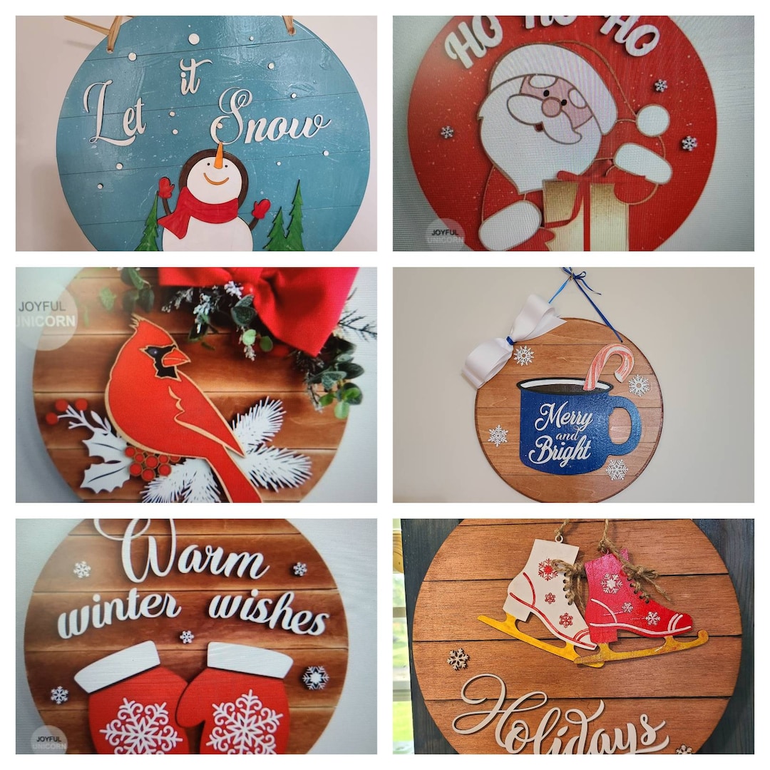 Christmas Sign, Laser Cut Christmas Sign, Personalized Christmas Sign ...