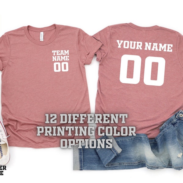 Womens Custom Sports Shirt - Etsy