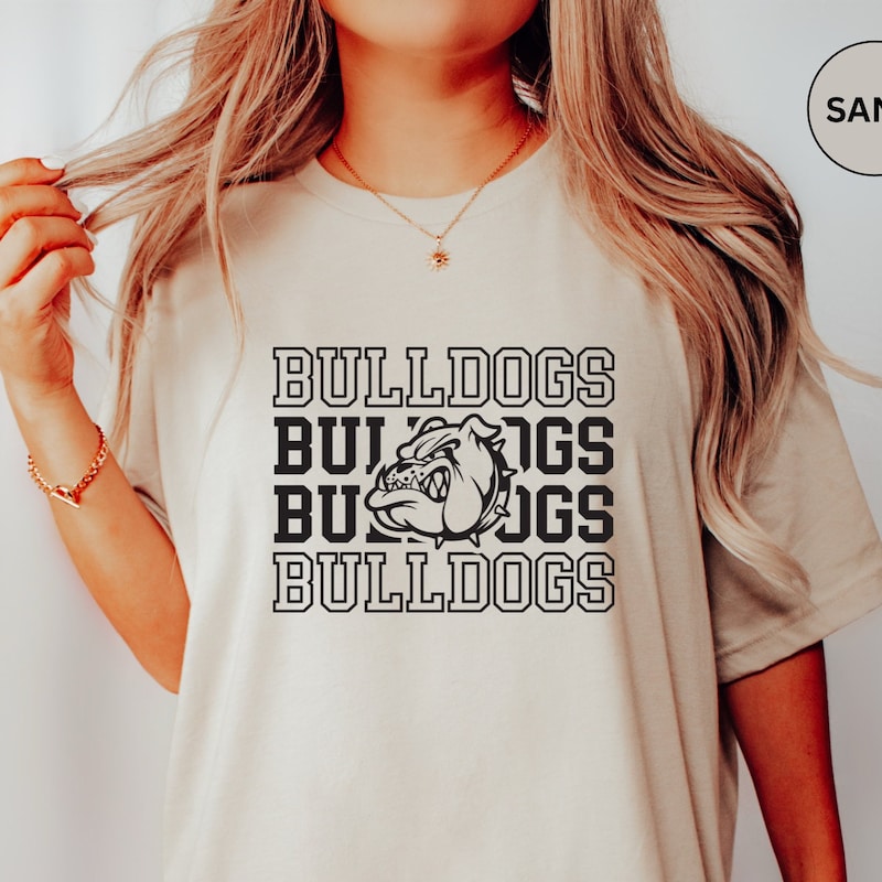 Mascot Bulldog Tshirt - Etsy