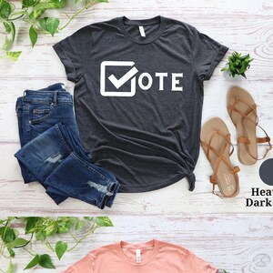 Election Vote T Shirt, Vote Graphic Tee, Political Shirt, Voter T-shirt ...