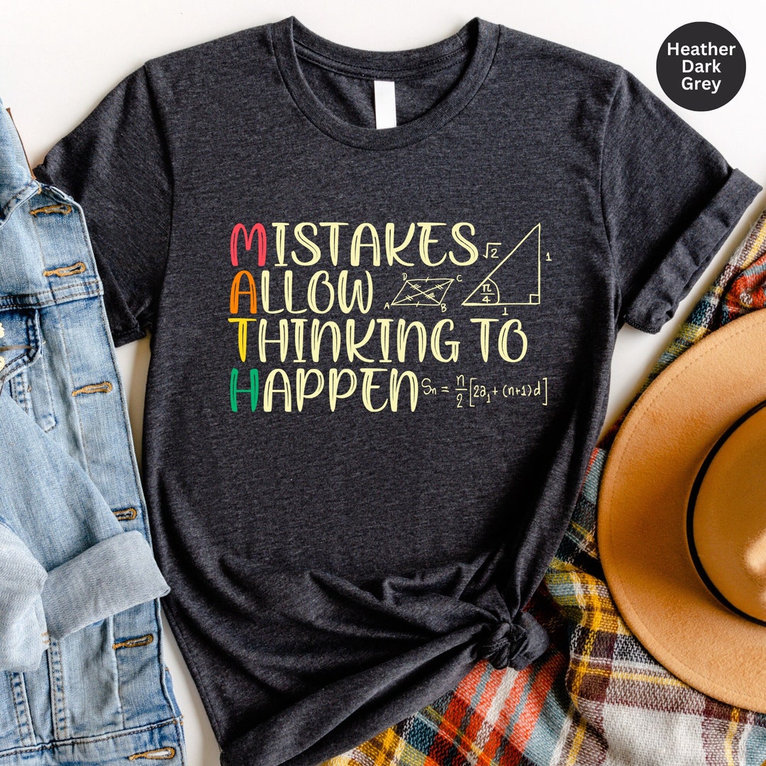 Math Lover Shirt, Math Teacher Shirt, Math Shirt, Inspirational Shirts ...