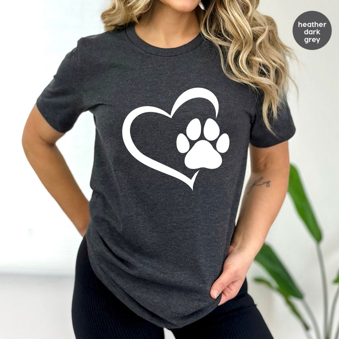 Custom Vet Tech Shirts, Vet Assistant Shirt, Heart Paw T-shirt ...