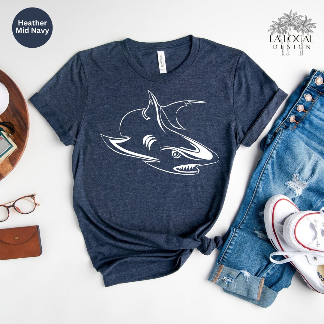 Cute Shark Graphic T-shirt, Shark Species Gift - Etsy