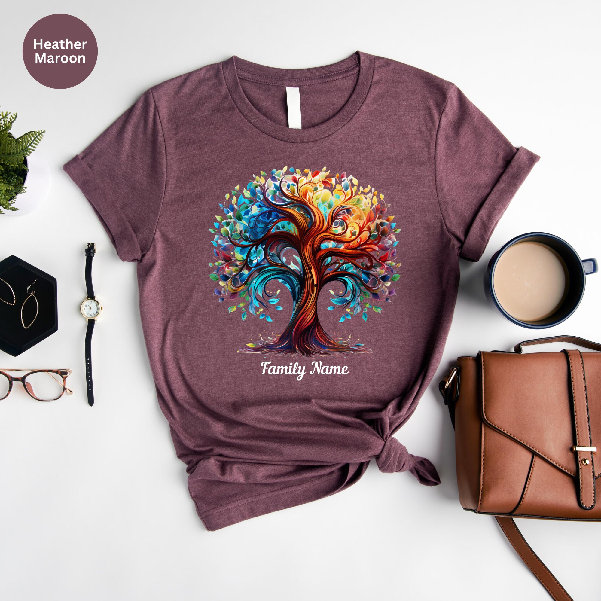 Custom Family Tree Shirt: Personalized Reunion Matching Tee - Etsy