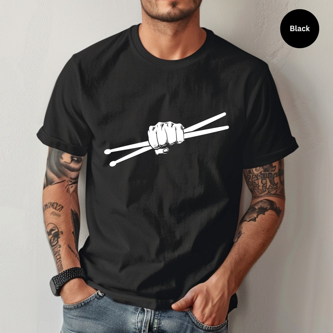 Drummer Shirt, Drummer Sticks T-shirt, Drummer Gift, Gift for Drummer ...