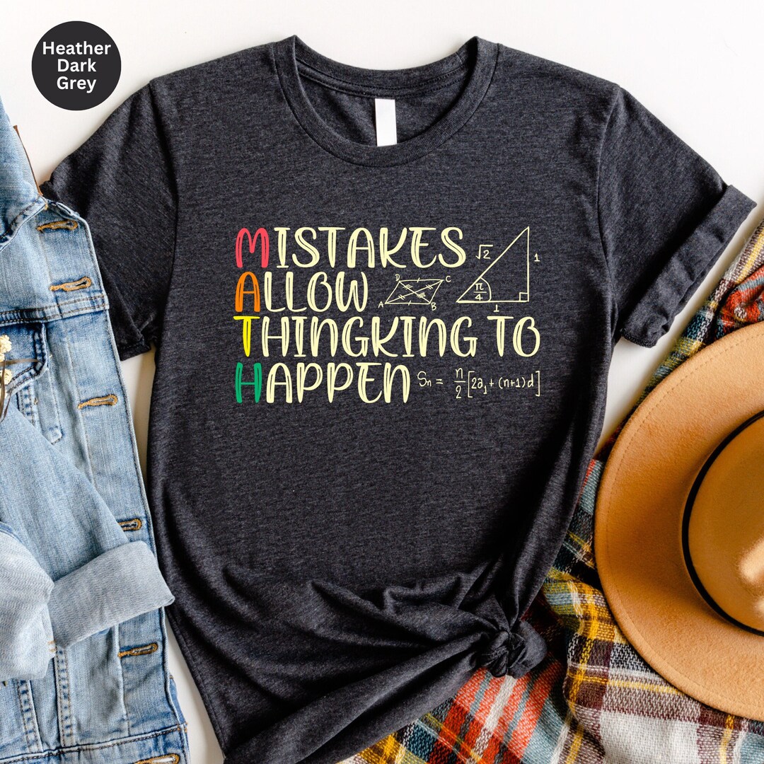 Math Lover Shirt, Math Teacher Shirt, Math Shirt, Inspirational Shirts ...