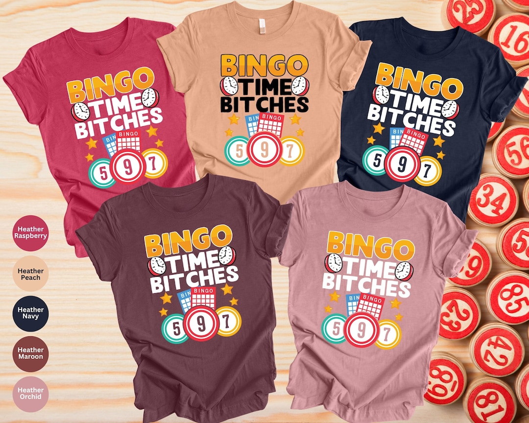Bingo Shirt, Bingo Game Tshirt, Gift for Bingo Lover, Funny Bingo T ...