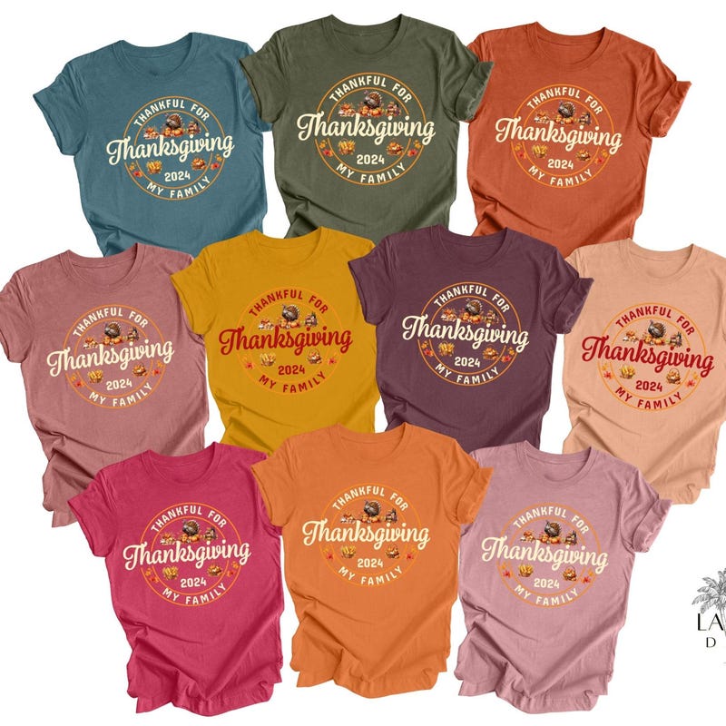 Family Thanksgiving Shirts - Etsy