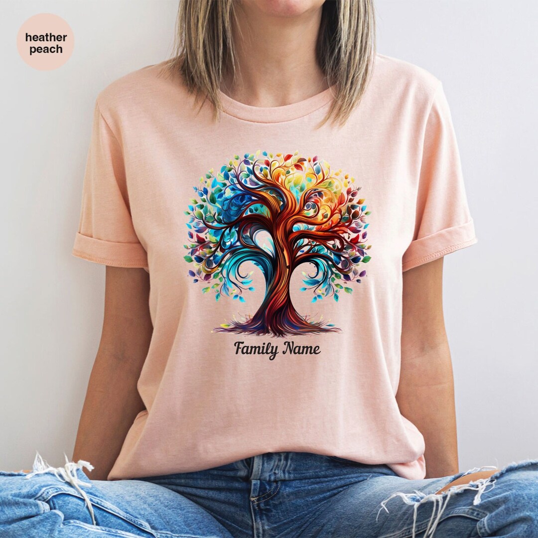Custom Family Tree Shirt: Personalized Reunion Matching Tee - Etsy