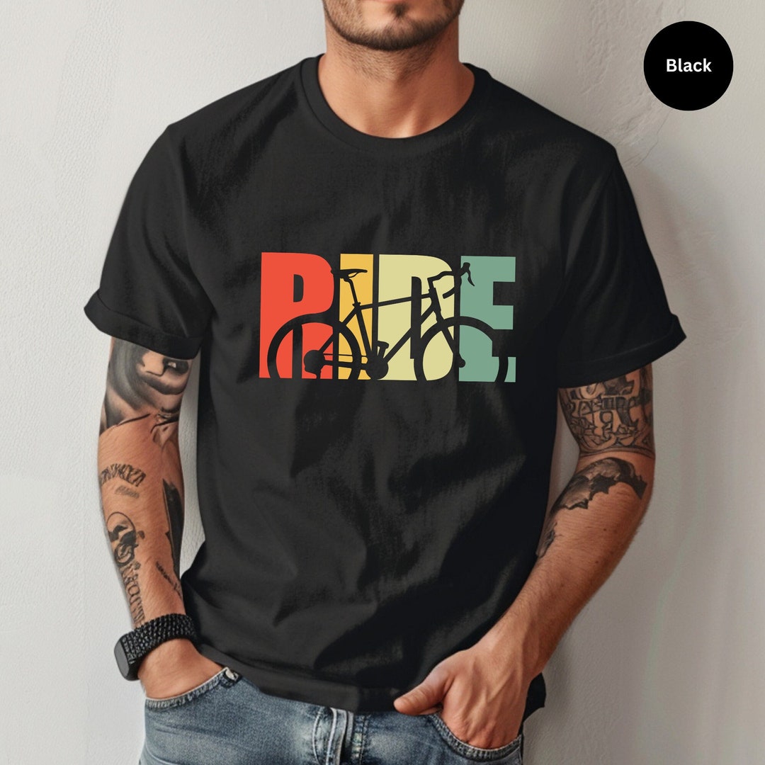 Bicycle Shirt, Bike Lover Shirt, Ride Shirt, Retro Bike Shirt, Road ...