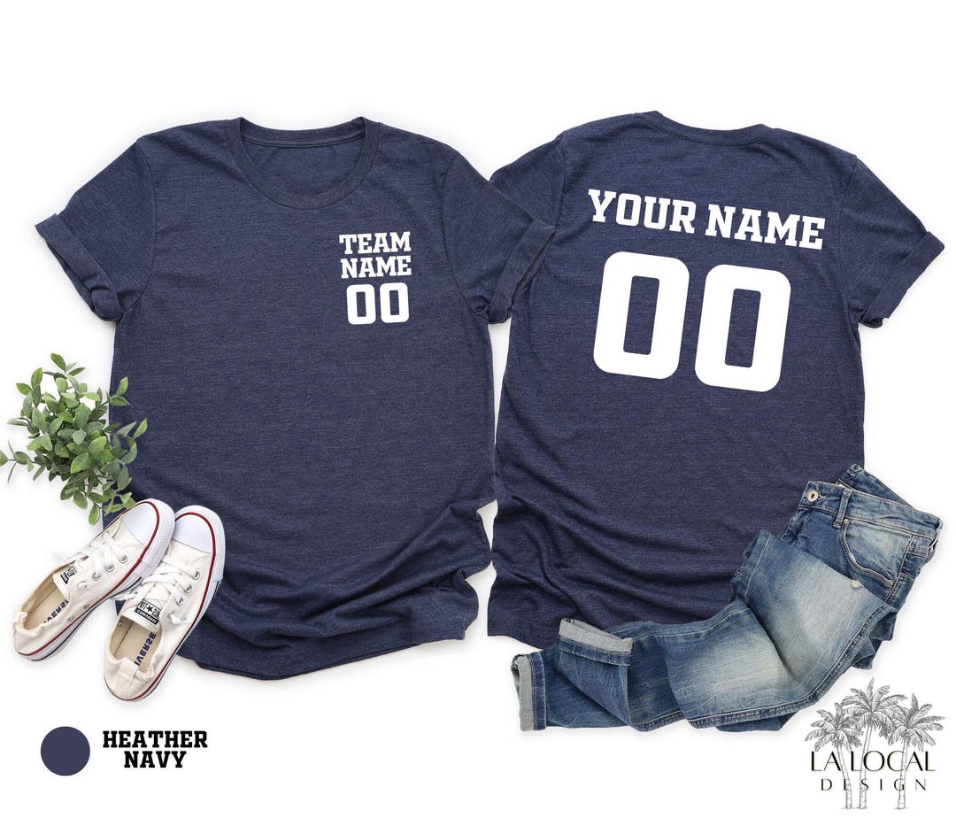 Custom Team T-shirts: Personalized Sports Fan Apparel - Etsy