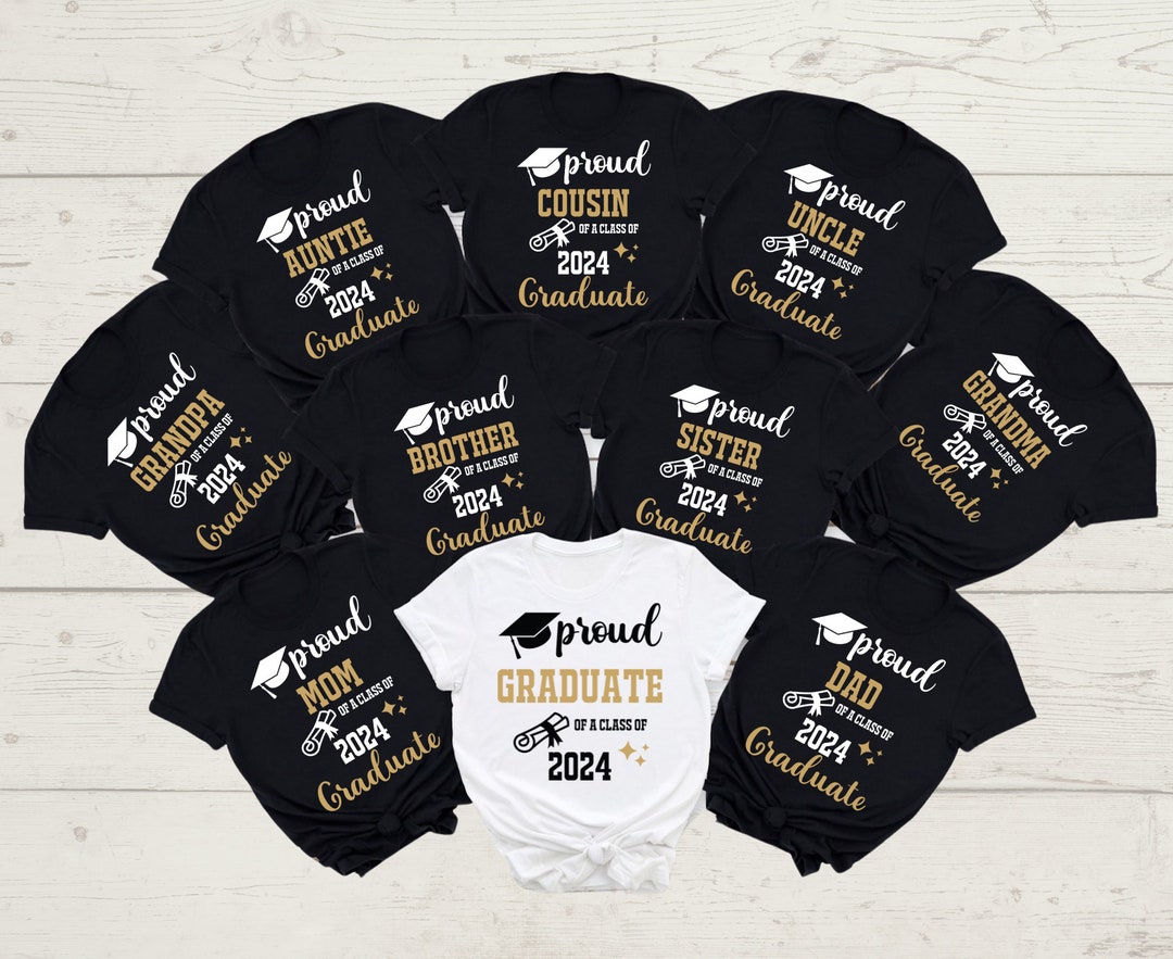 Collage Graduation Shirts, Custom Graduation Shirts, Class of 2024 ...