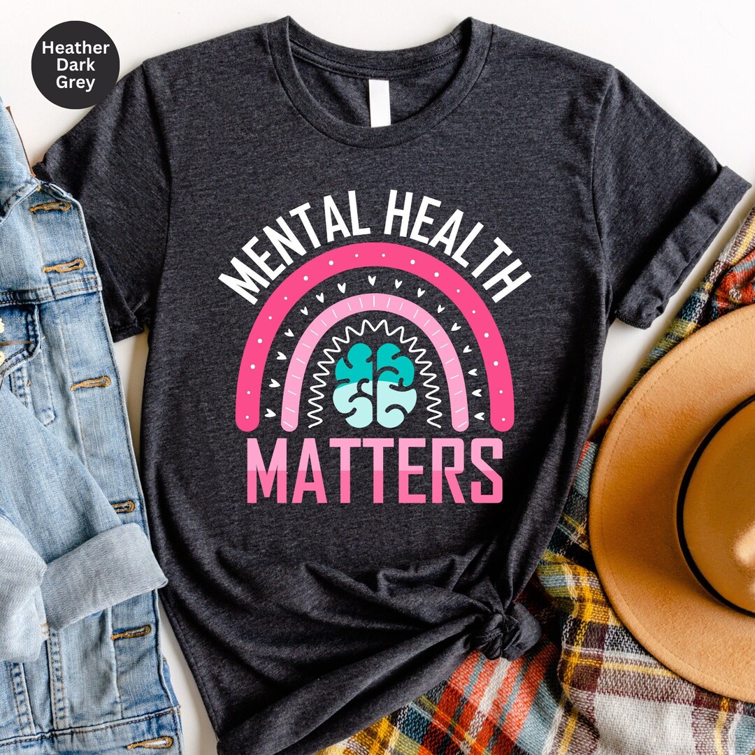 Brain Cancer Support Shirt, Mental Health Matters Shirt, Brain Cancer ...