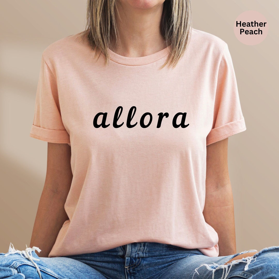 Allora Shirt, Italian Phrases Tshirt, Italy Gifts, Italy Shirt Women ...