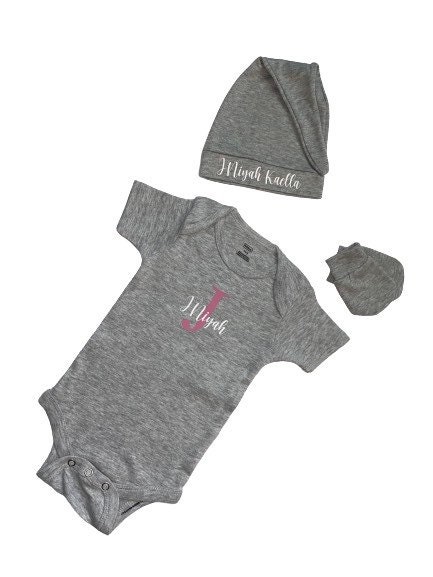 Personalized Baby Box Clothing Set Girls Coming Home Outfit - Etsy