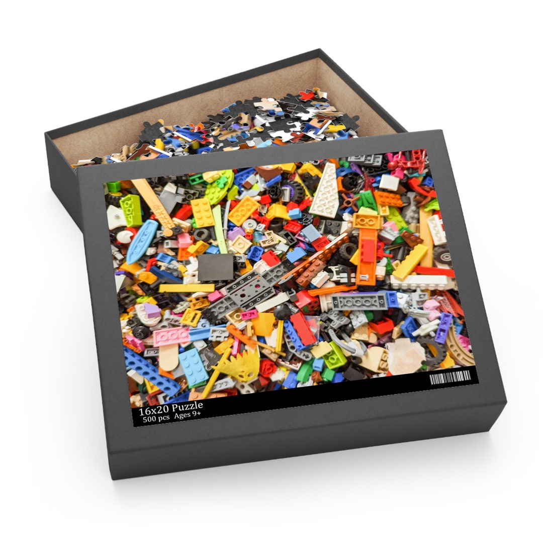 Puzzle 120, 252, 500-piece Lego Puzzle, Puzzle, Lego, Puzzles, Game ...