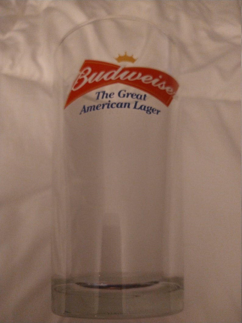 Budweiser Glass, Beer Glass, Budweiser, American Lager, Beer - Etsy