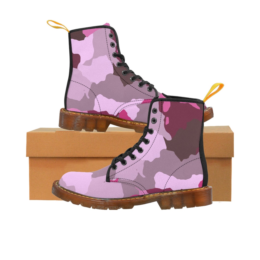 Women's Canvas Boots, Camo Boots, Pink Boots, Purple Boots, Canvas ...